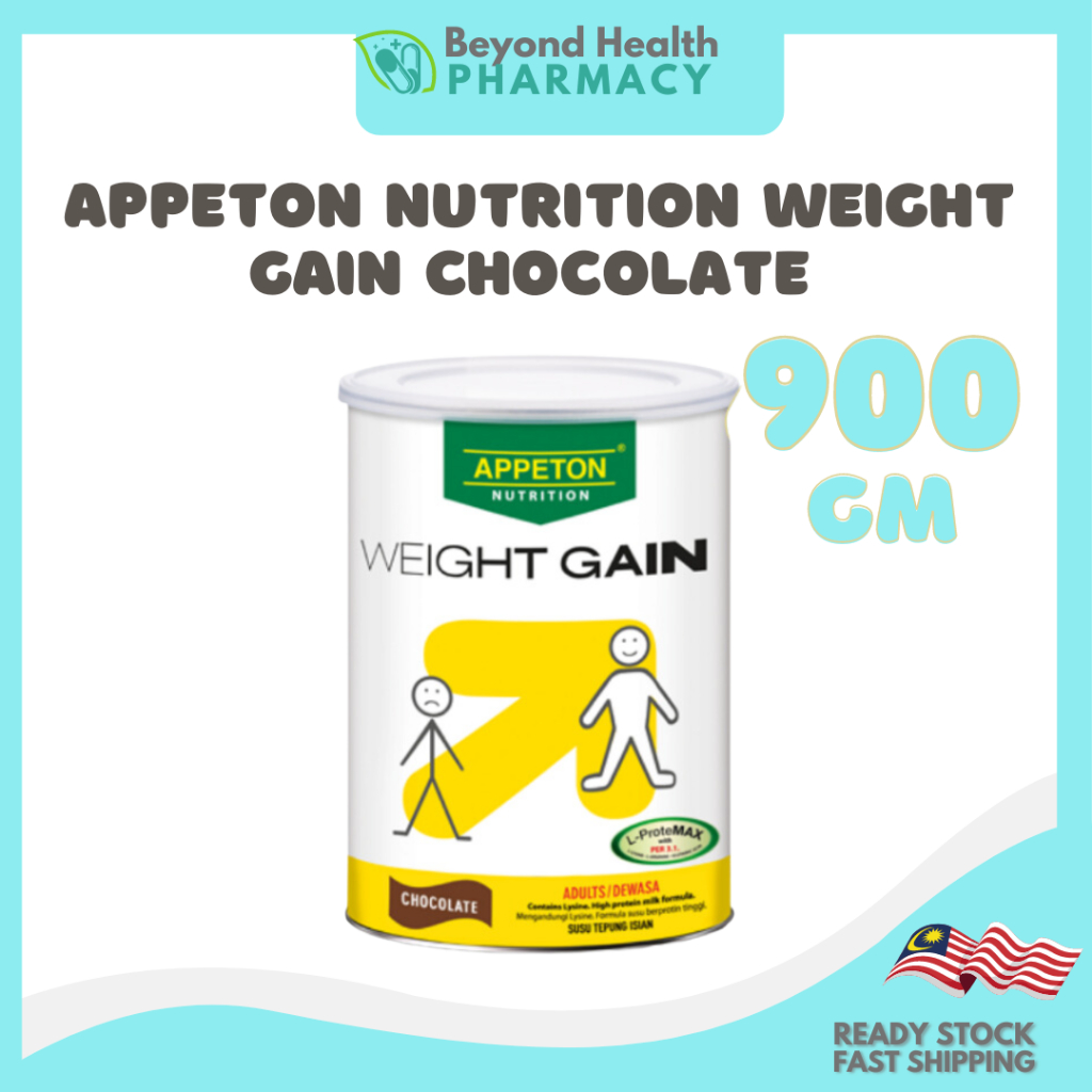 APPETON WEIGHT GAIN ADULT CHOCOLATE 900GM | Shopee Malaysia
