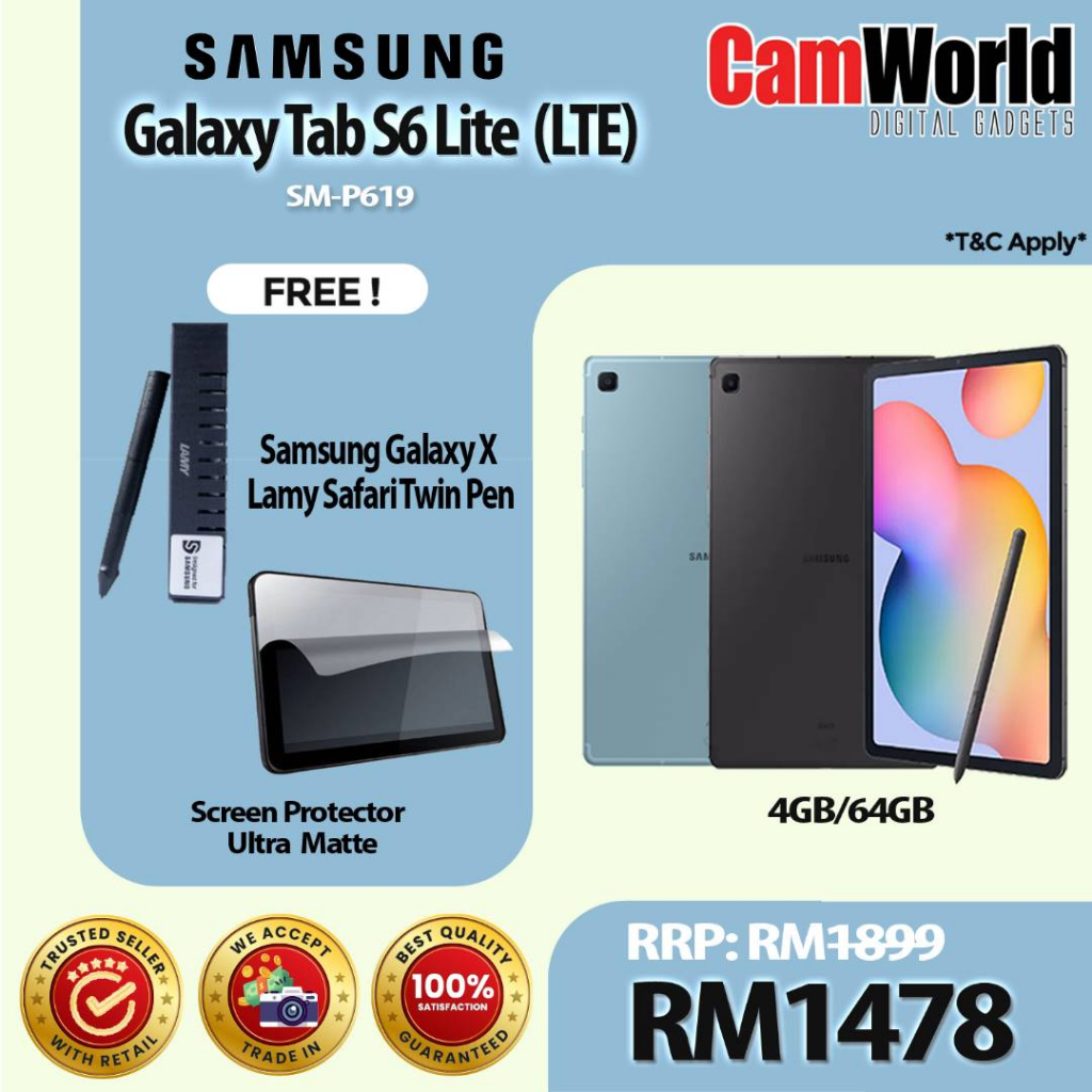 Samsung Galaxy Tab S6 Lite 2022 Lte Sm P619 4gb Ram 64gb Rom