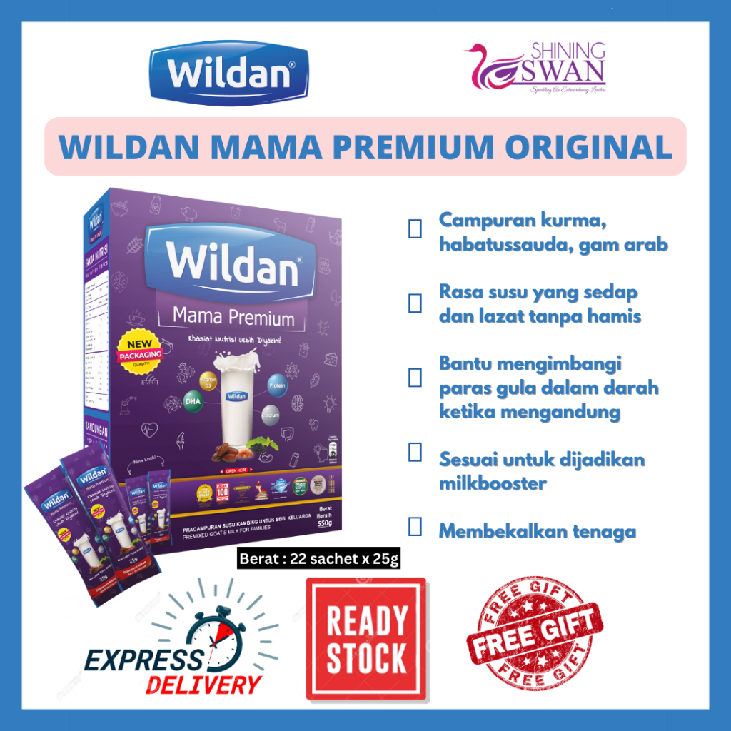 Susu Wildan Mama Premium Susu Kambing Ibu Mengandung Goat Milk Booster ...