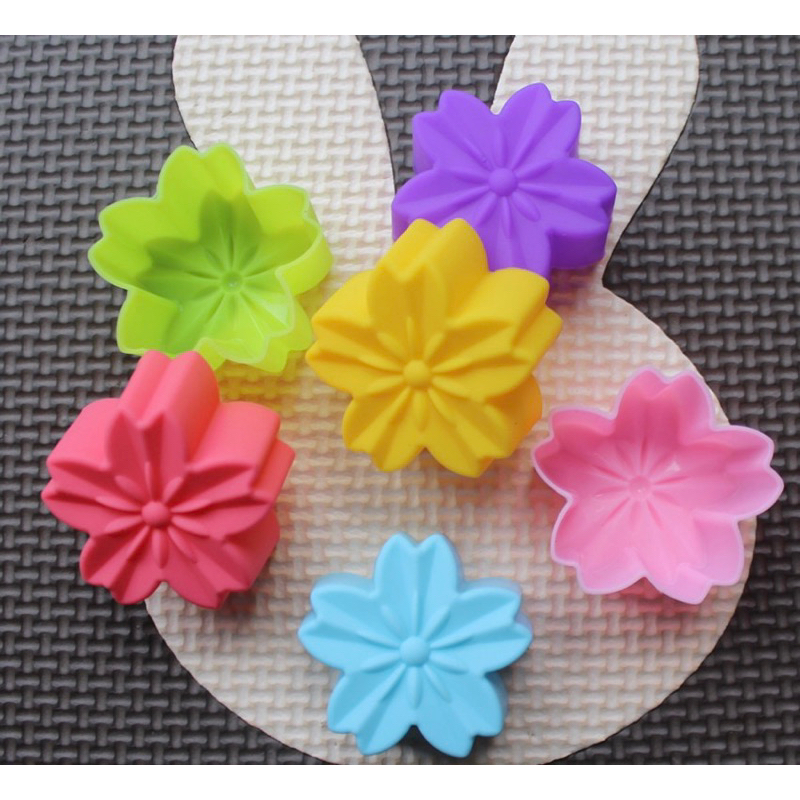 1pc Silicone Flower Mould 5cm Agar Jelly Mawar Acuan Kuih Apam Bunga ...