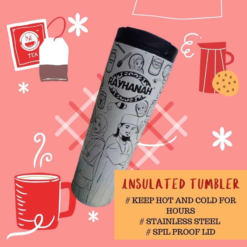 🔥BEST BUY🔥Rayhanah Stainless Steel Insulated Tumbler / Vacuum Thermos ...