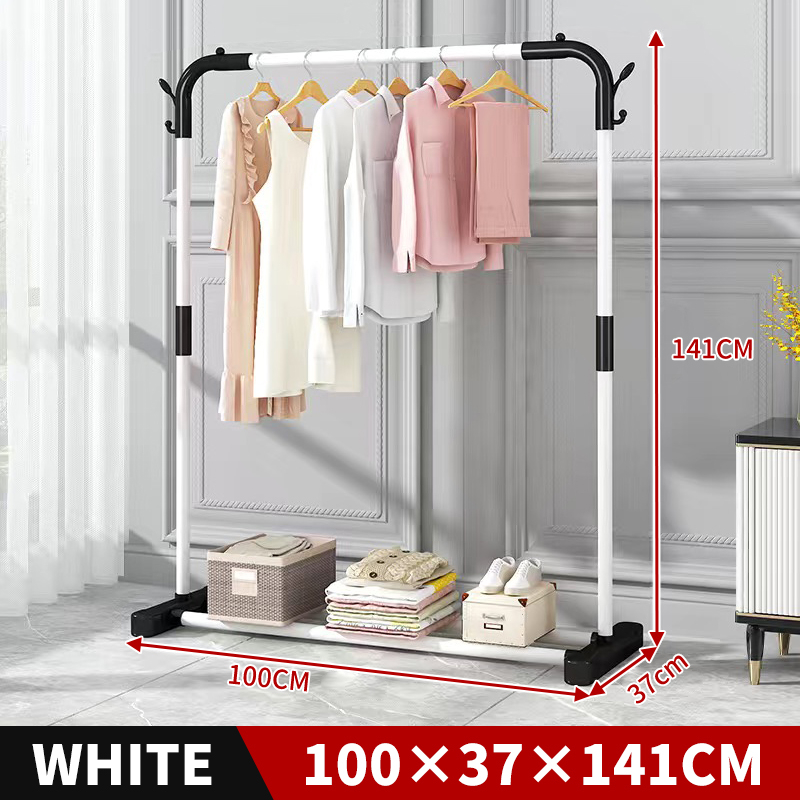 Single Pole Garment Rack Single Pole Clothes Hanging Rack Rak Pakaian ...