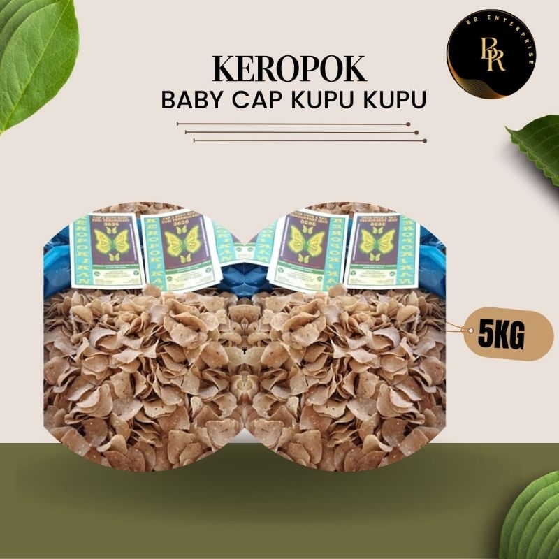 Keropok Keping Baby Cap Rama-Rama / Kupu-Kupu / Rerama Bundle 5kg Cap 3 ...