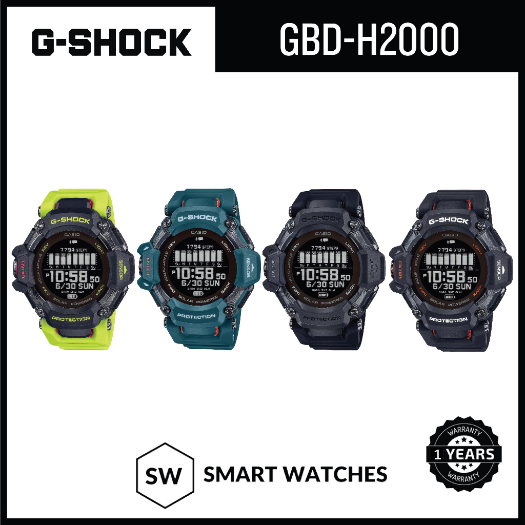 Casio G-Shock GBDH2000/ GBD-H2000/ GBDH2000-1A9/ GBDH2000-2/ GBDH2000-1A/ GBDH2000-1B Watch ...