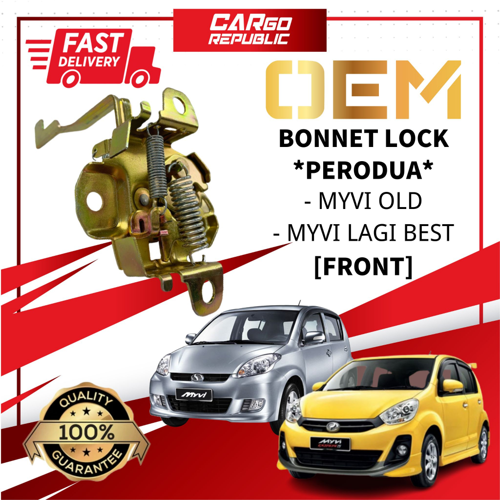 Bonnet Lock Perodua Myvi OLD , Myvi Lagi Best (2005-2017) [Front] Depan ...