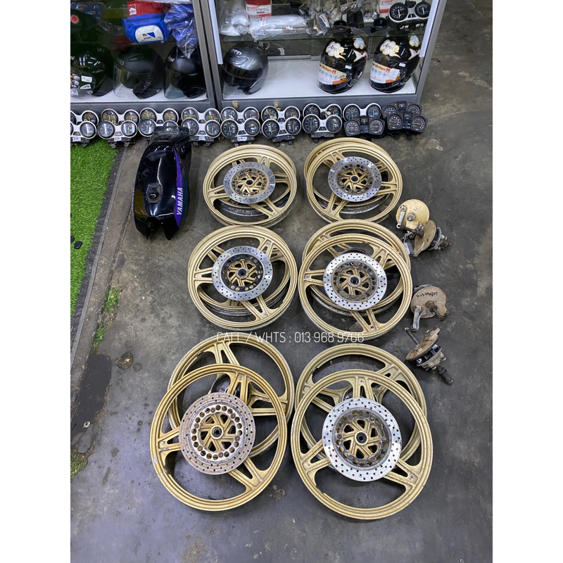 RIM SRZ PNP RXZ (OM JAPAN) 🔥RXZ GTO KH100 AR125 AR80🔥 | Shopee Malaysia