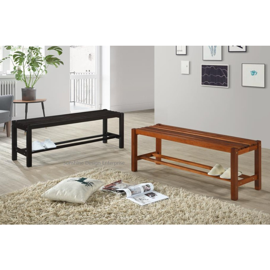4ft Wooden Bench P03 (SDE0057） | Shopee Malaysia