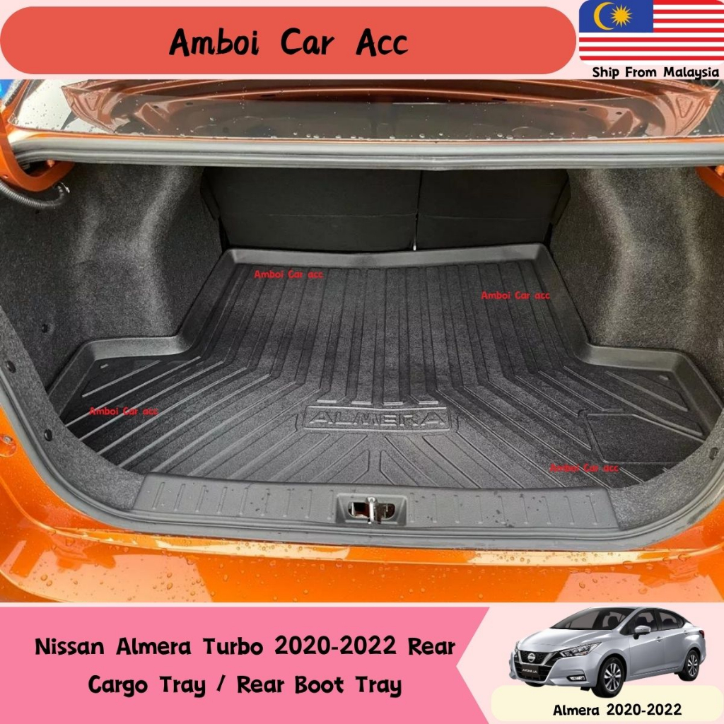 Nissan Almera Turbo 2020-2022 Rear Cargo Tray / Rear Boot Tray | Shopee ...