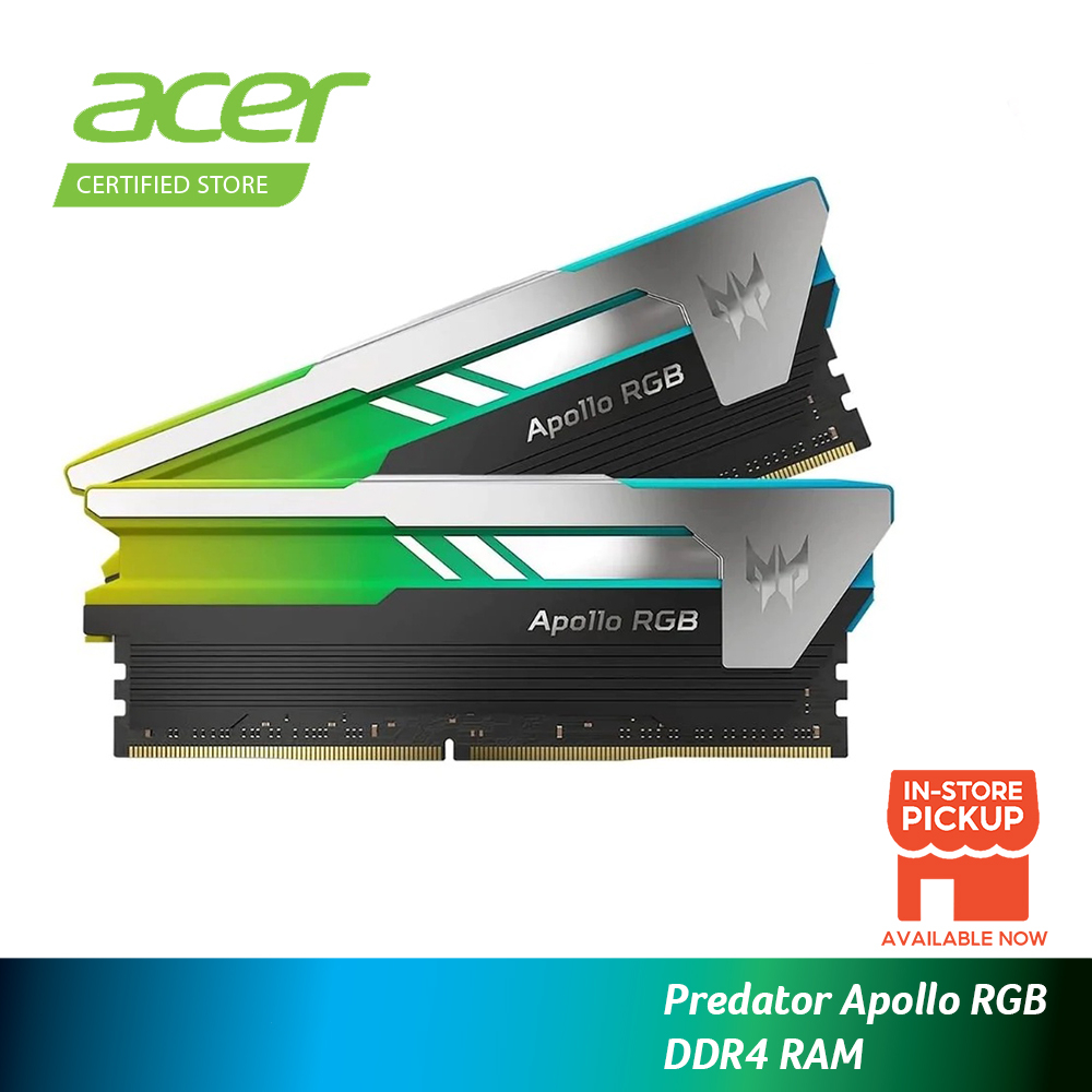 ACER PREDATOR Apollo RGB ( 8GB / 16GB )3200MHz / 36000MHz GAMING RAM ...