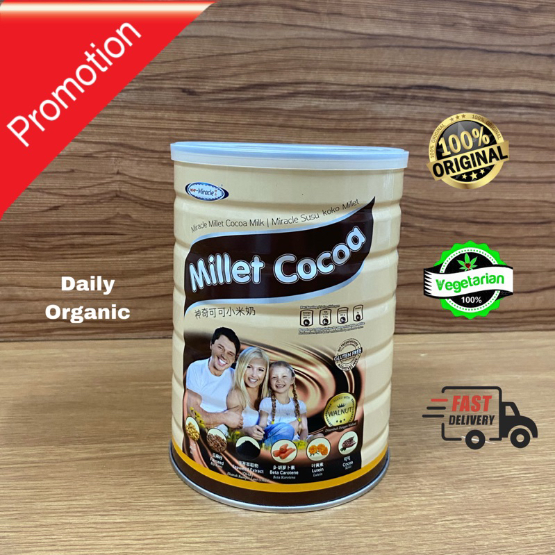 MHP Miracle Organic Millet Cocoa Powder (tin/sachet 900/432G) | Shopee ...