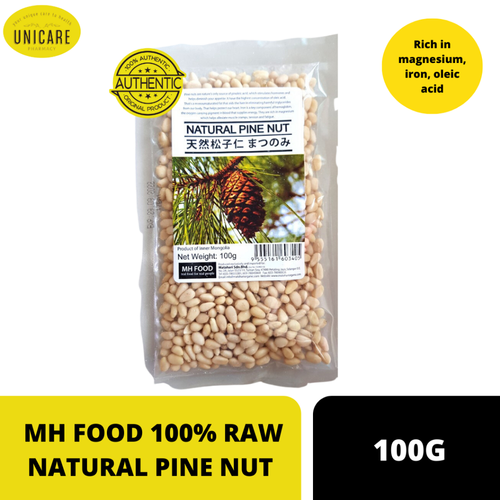 MH FOOD 100% RAW NATURAL PINE NUT 100G | Shopee Malaysia