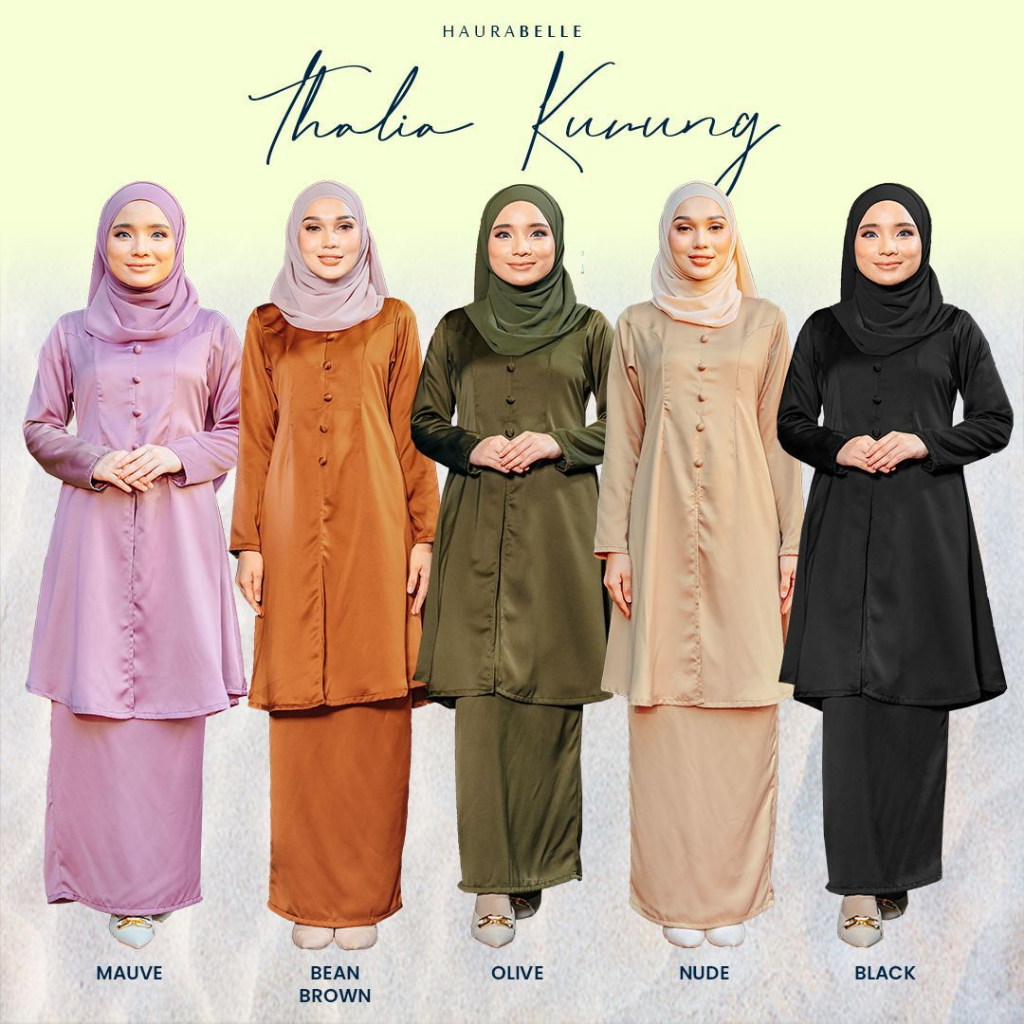 Thalia Kurung by Haurabelle Baju Raya 2023 Bridesmaid Ready Stock Part ...