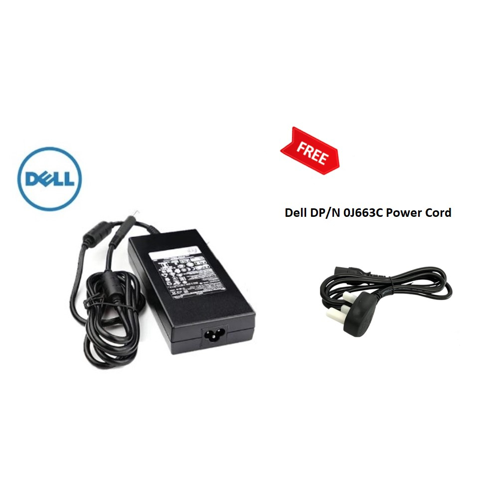 Original Dell 180w 19.5V 9.23A Laptop power Adapter Charger Latitude Inspiron XPS Vostro ...