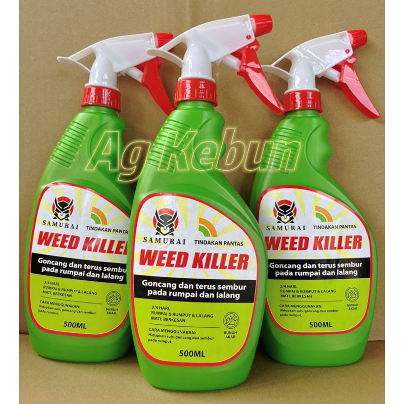 500ml SAMURAI Paling KUAT Racun Rumput Rumpai Weed Killer | Shopee Malaysia
