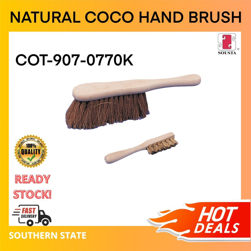 NATURAL COCO HAND BRUSH COT-907-0770K | Shopee Malaysia