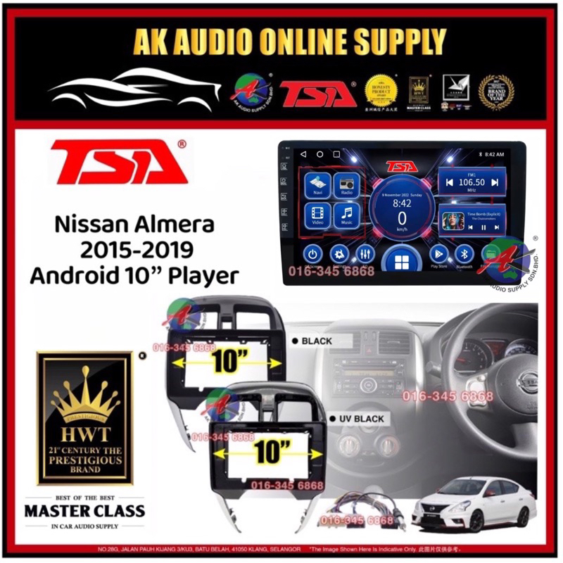 [ MTK 2+32GB ] TSA Nissan Almera 2015 - 2019 Android 10'' inch Car ...
