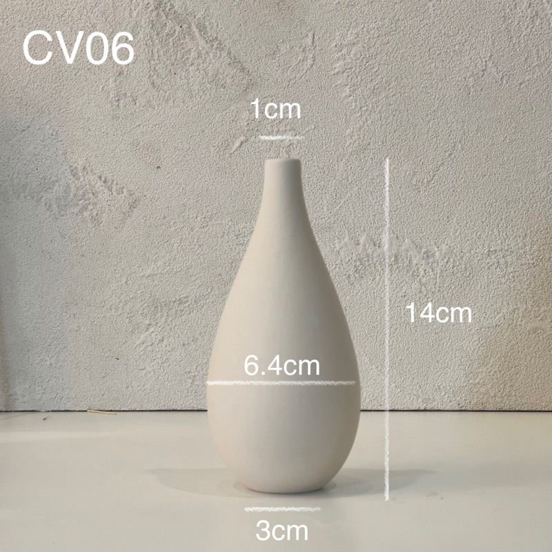 PMMM Pasu Putih / Nordic Clay Ceramic INS Style Flower Vase Matte ...