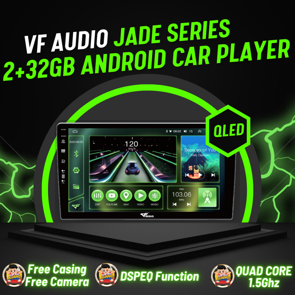 VF Audio Jade Series Android Player QLED 1+16GB 2+32GB Android 11 4 ...