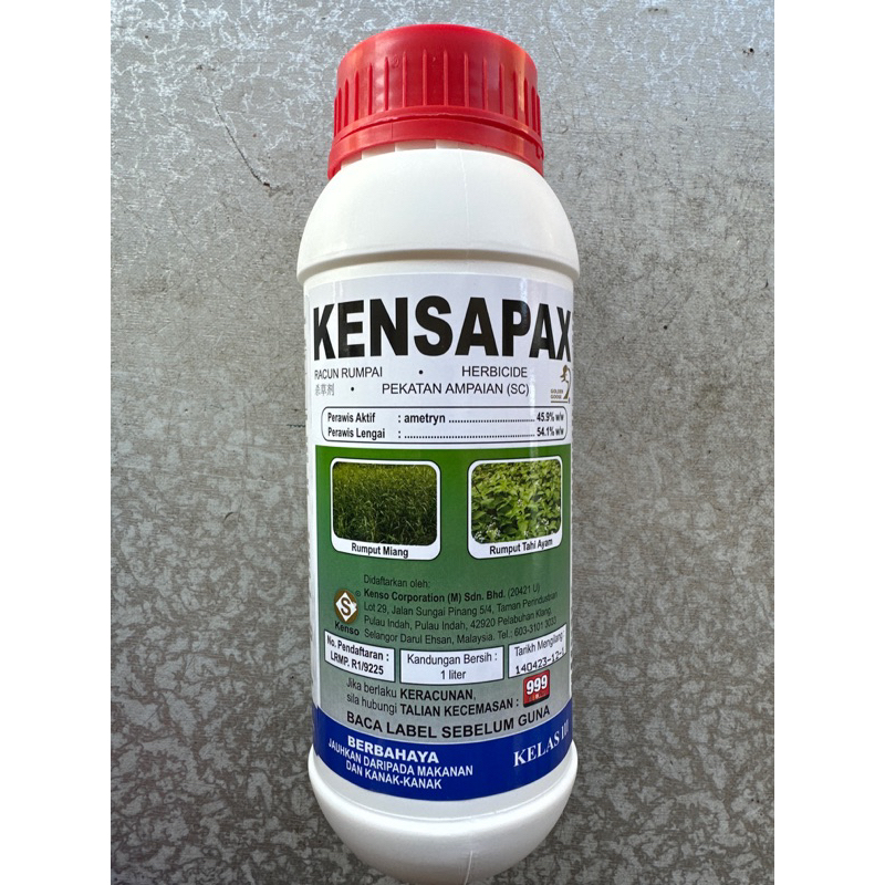 KENSAPAX KENSO 1 LITER / VIPAX 550/ Racun Rumput Sambau / campuran susu ...