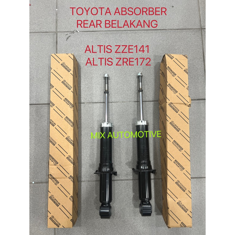 ORIGINAL TOYOTA ALTIS 1.6 1.8 2.0 REAR ABSORBER ZZE141 ZZE142 ZRE142 ...