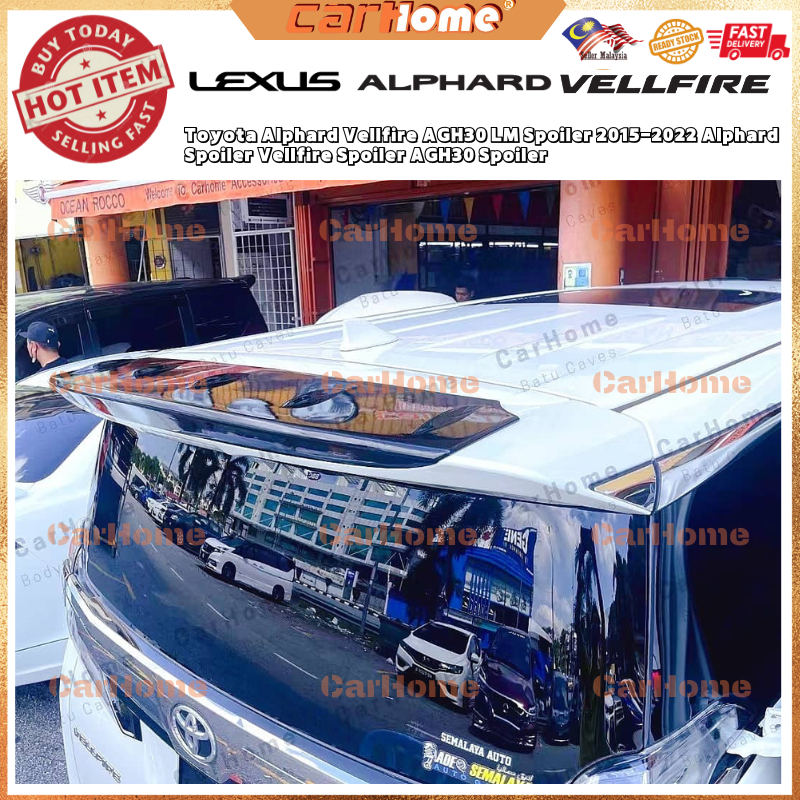 Toyota Alphard Vellfire AGH30 LM Aim Gain Spoiler 2015-2022 Alphard ...