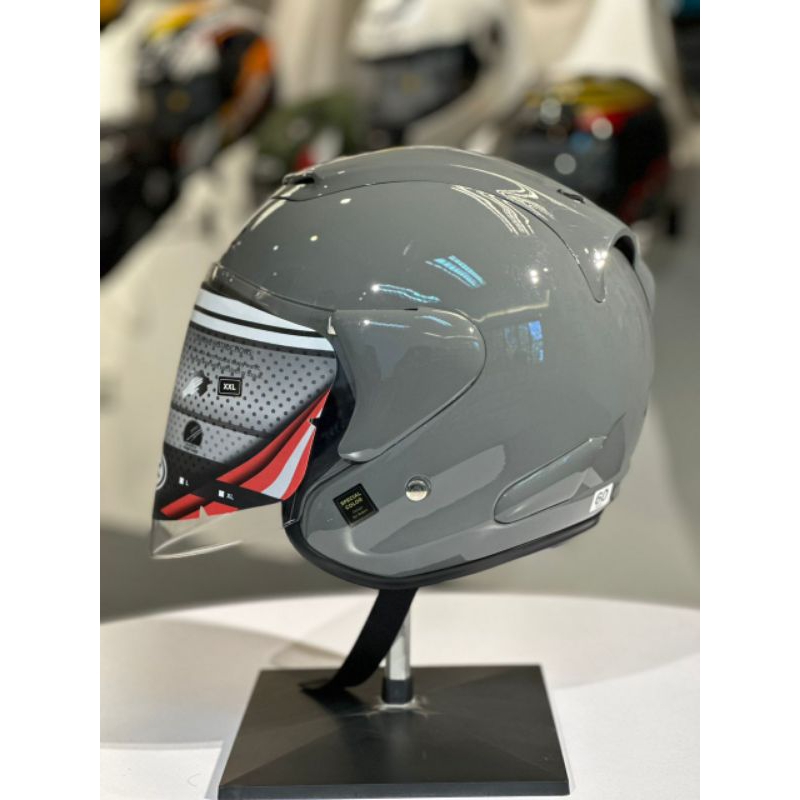 HELMET ARC RITZ MODERN GREY 🔥 | Shopee Malaysia