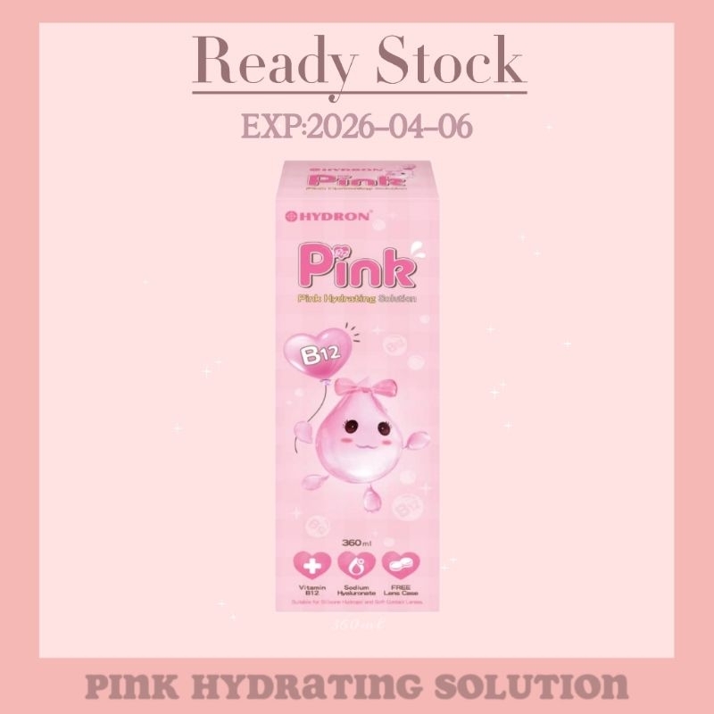 Hydron Pink Hydrating Multipopose Solution With Vitamin B12 Formula ...