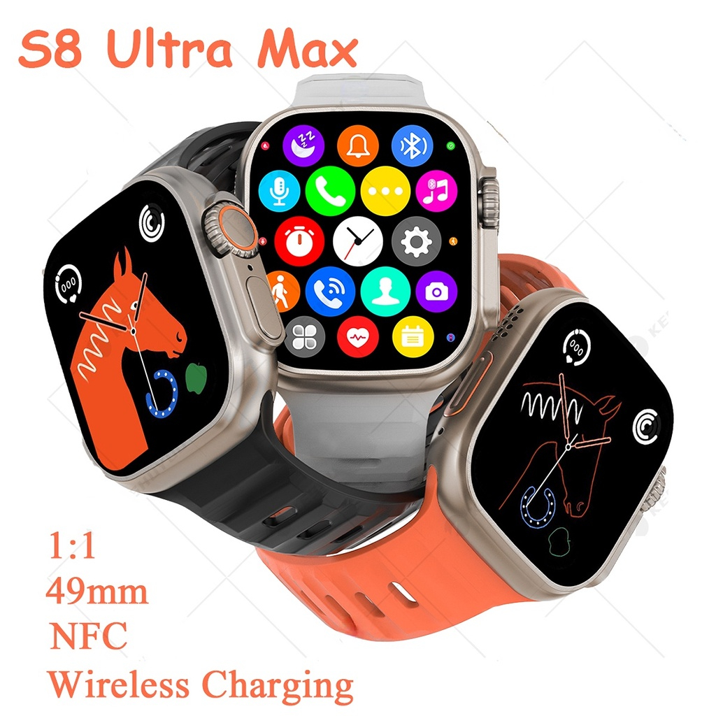 Local shipment 】 The S8 Ultra Max smartwatch monitors heart rate ...