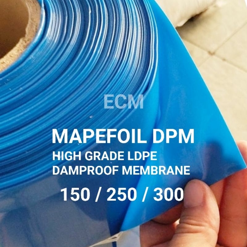 MAPEFOIL DPM 250 (1.8M X 50M) Multi-purpose, LDPE Membrane for Damp ...