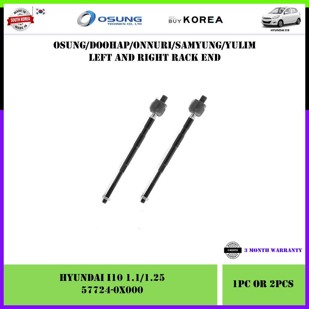 Hyundai I10 1.1/1.25 Inner Rack End (57724-0X000) | Shopee Malaysia