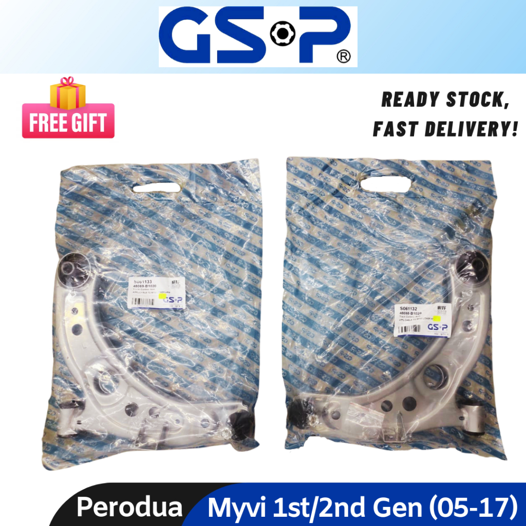 GSP Perodua Myvi 1st Gen/2nd Gen (2005-2017) Left & Right Lower Arm ...