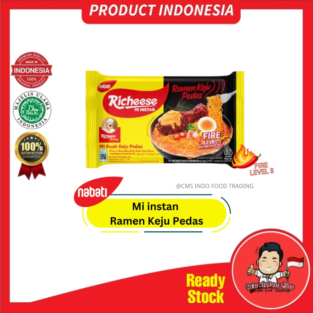 Nabati Flavor Richeese Richoco Ahh Cookies Wafer Pink Lava Mi Instan ...
