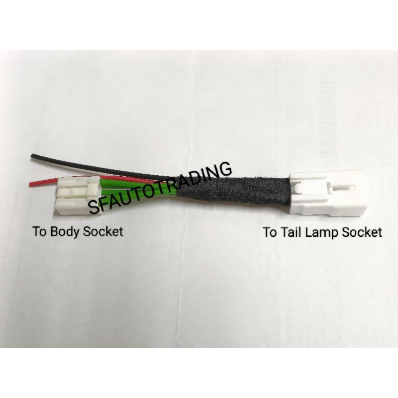 Perodua Myvi Alza Axia Bezza Reverse Camera Wiring Socket Plug and Play ...