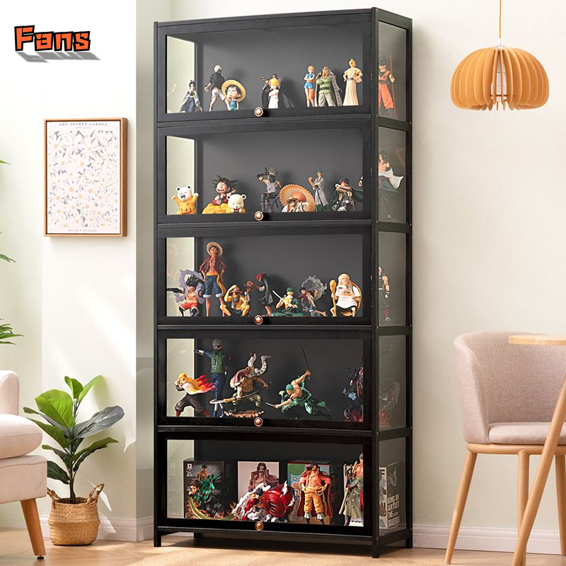 Display Cabinet Acrylic Transparent Glass Display Rack Kabinet Paparan ...