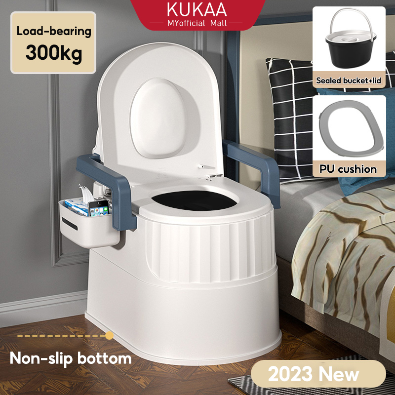 Tandas Duduk Mudah Alih Adult Pregnant Women Elderly Toilet Chair ...