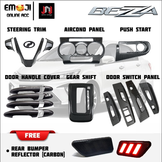 Full Set 6 item RM299 Perodua Bezza 2016 onwards interior and exterior ...