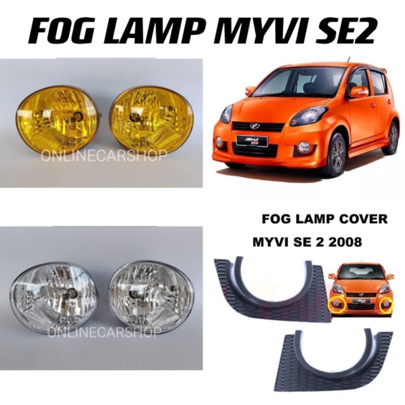 Perodua Myvi SE2 2008 Fog Lamp Fog light Sport Light Yellow / White ...