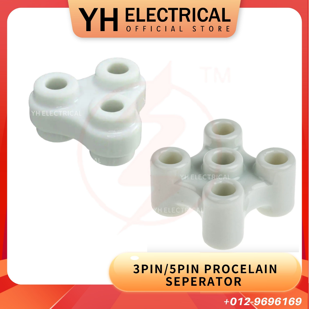 3PIN / 5PIN ELECTRODE PORCELAIN SEPERATOR | Shopee Malaysia