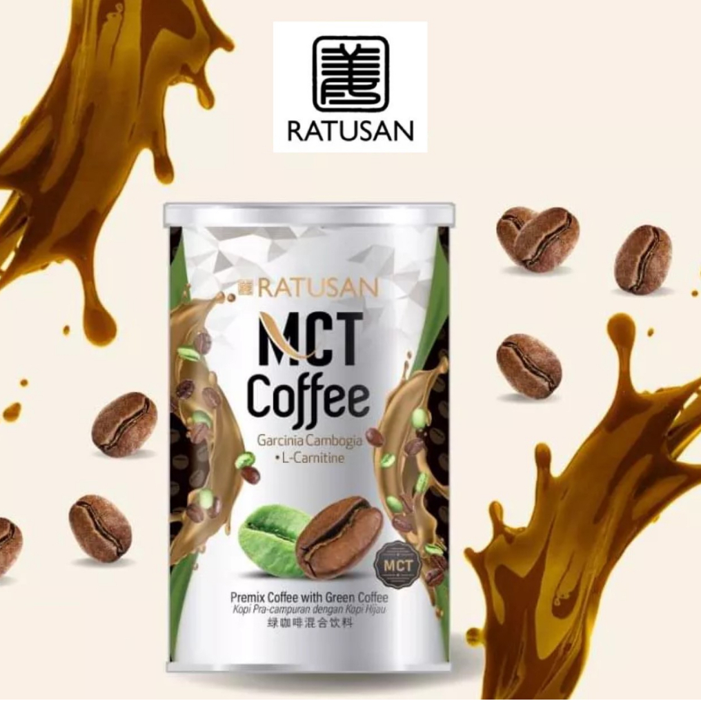 Ratusan MCT Coffee premix coffee with green coffee 300gm canister ...