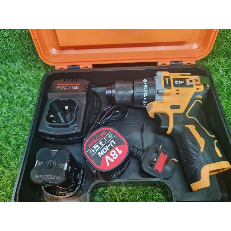 18v MCTO Brushless Impact Drill Screwdriver With Hammer 3 Mode 2 Speed ...