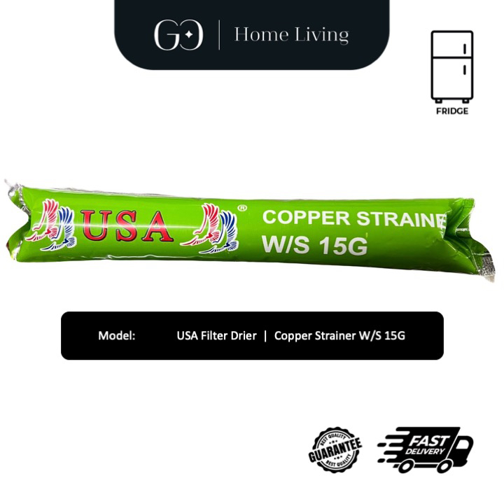 READY STOCK USA Filter Drier | Refrigerator Copper Strainer 15G ...