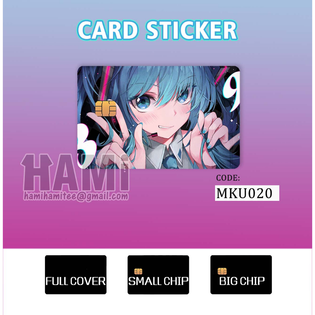 HATSUNE MIKU (VER 02) CARD STICKER - CV01 MIKU TNG STICKER - MIKU ...