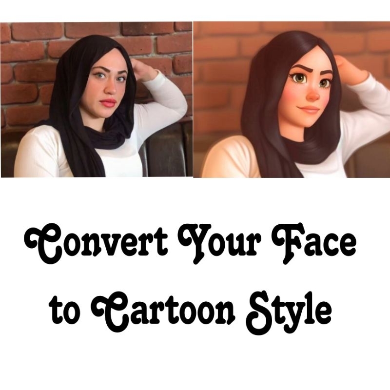 Convert Your Face to Cartoon Style (DIGITAL) | Shopee Malaysia