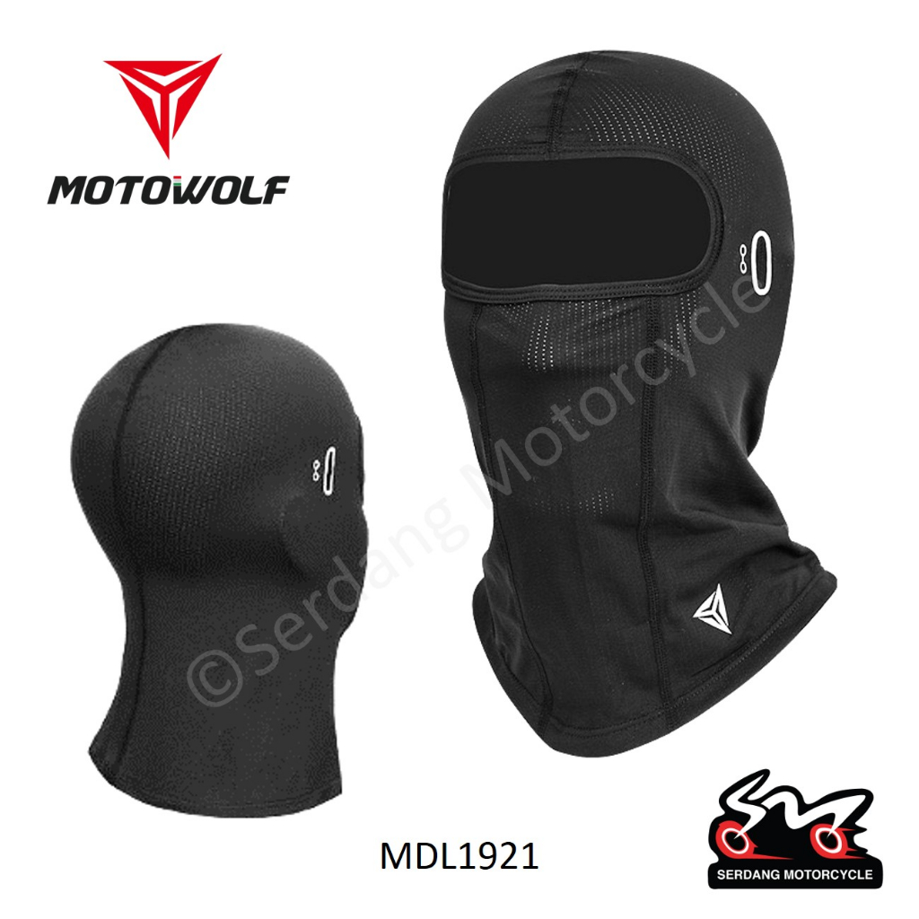 MOTOWOLF Balaclava Specs Ear Hole Holes Helmet Head Cover Breathable ...