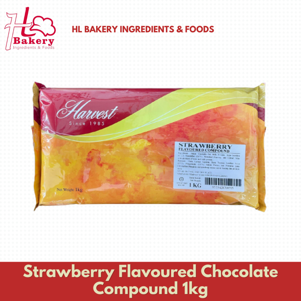 Strawberry Flavoured Chocolate Compound 1kg | Shopee Malaysia