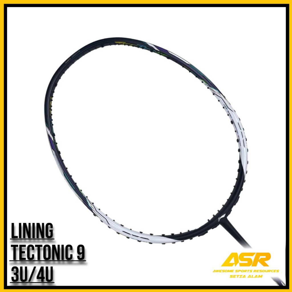 Li-Ning Badminton Racket Tectonic 9 ( Free Tali Li-Ning No.1 & Li-Ning ...