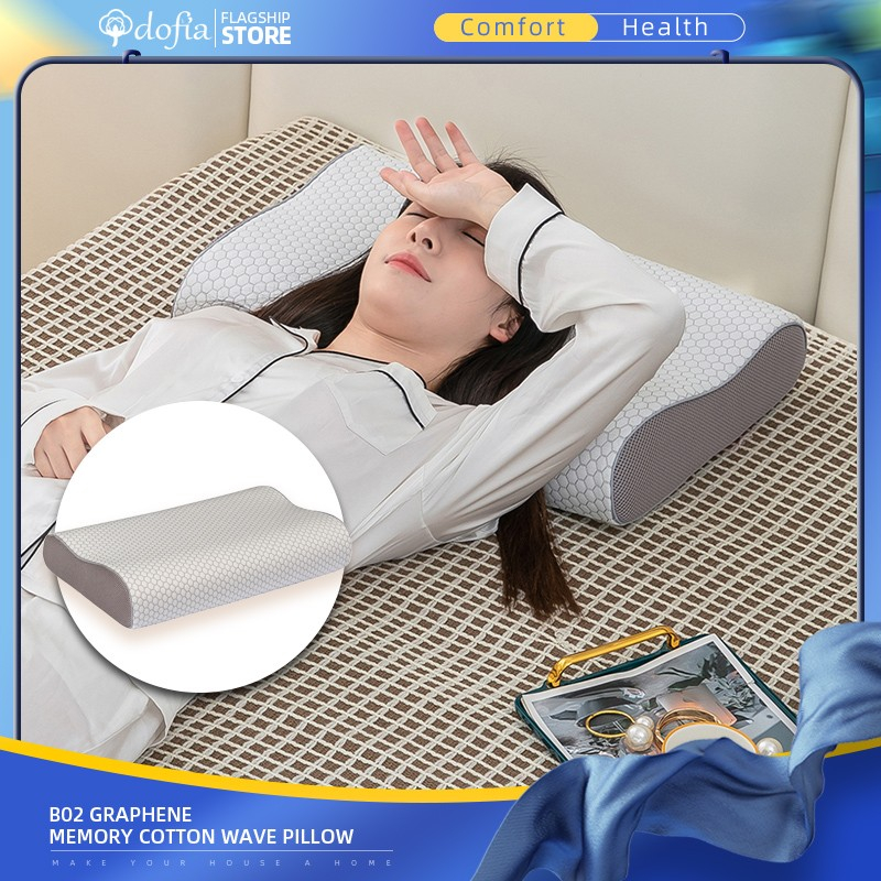 Dofia Graphene fiber pillow, zero-pressure memory foam , antibacterial ...
