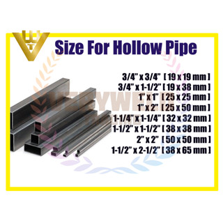 VERYWELD Hollow Plastic Blanking End Cap Square / Square Plug | Shopee ...