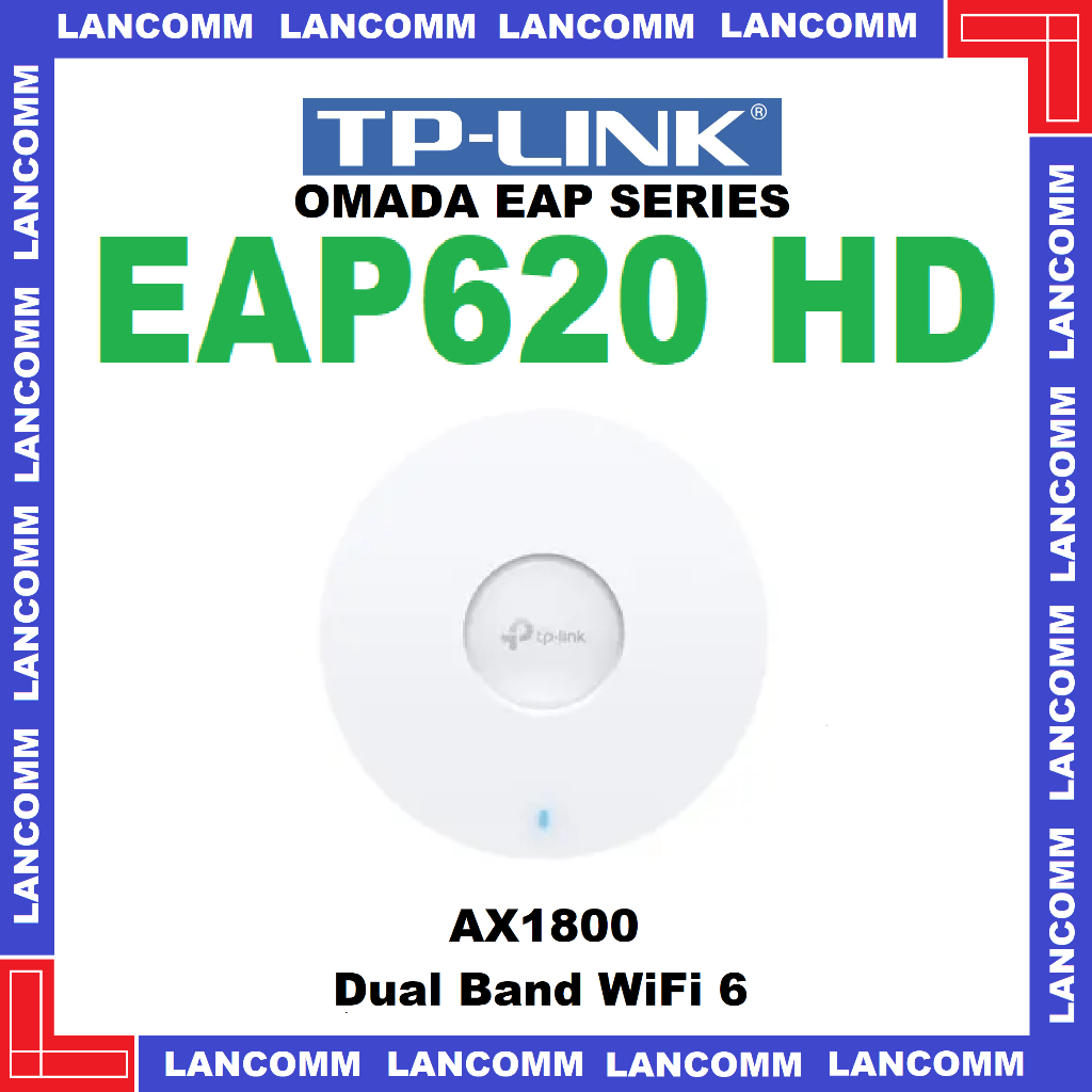 TP-LINK EAP620 HD AX1800 Wireless Dual Band Ceiling Mount Access Point ...