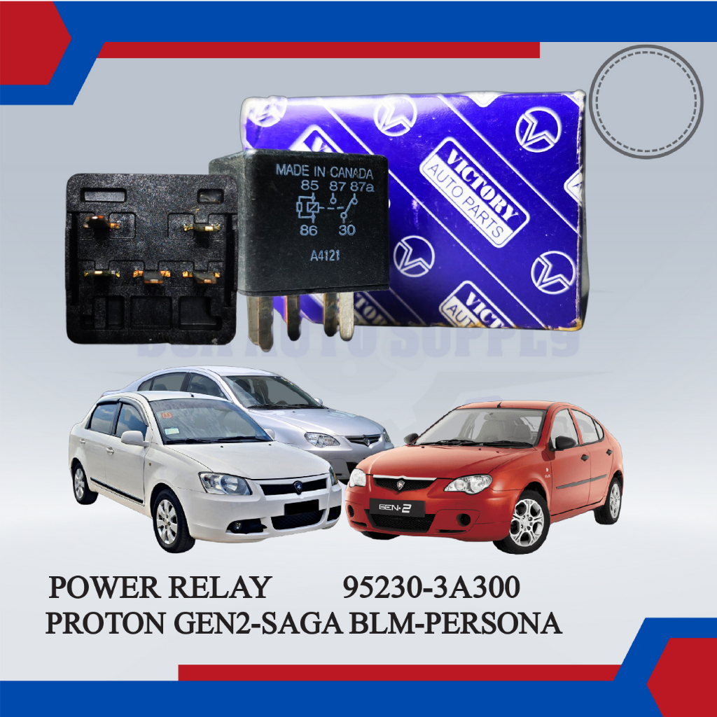 POWER RELAY 5 PIN - PROTON SAGA BLM, GEN2, PERSONA - VICTORY AUTO PARTS ...